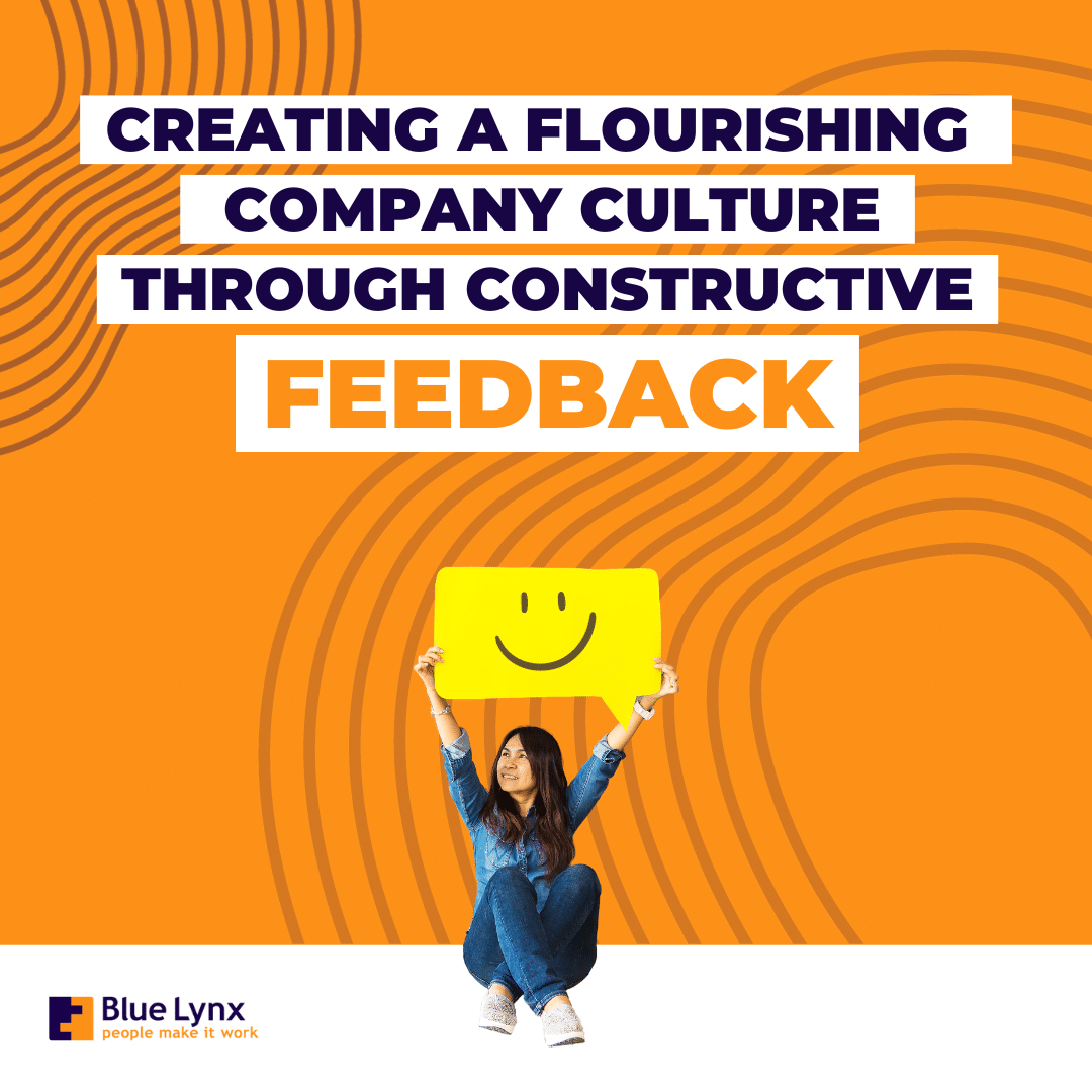 Constructive feedback: How to create a flourishing work culture - Blue ...
